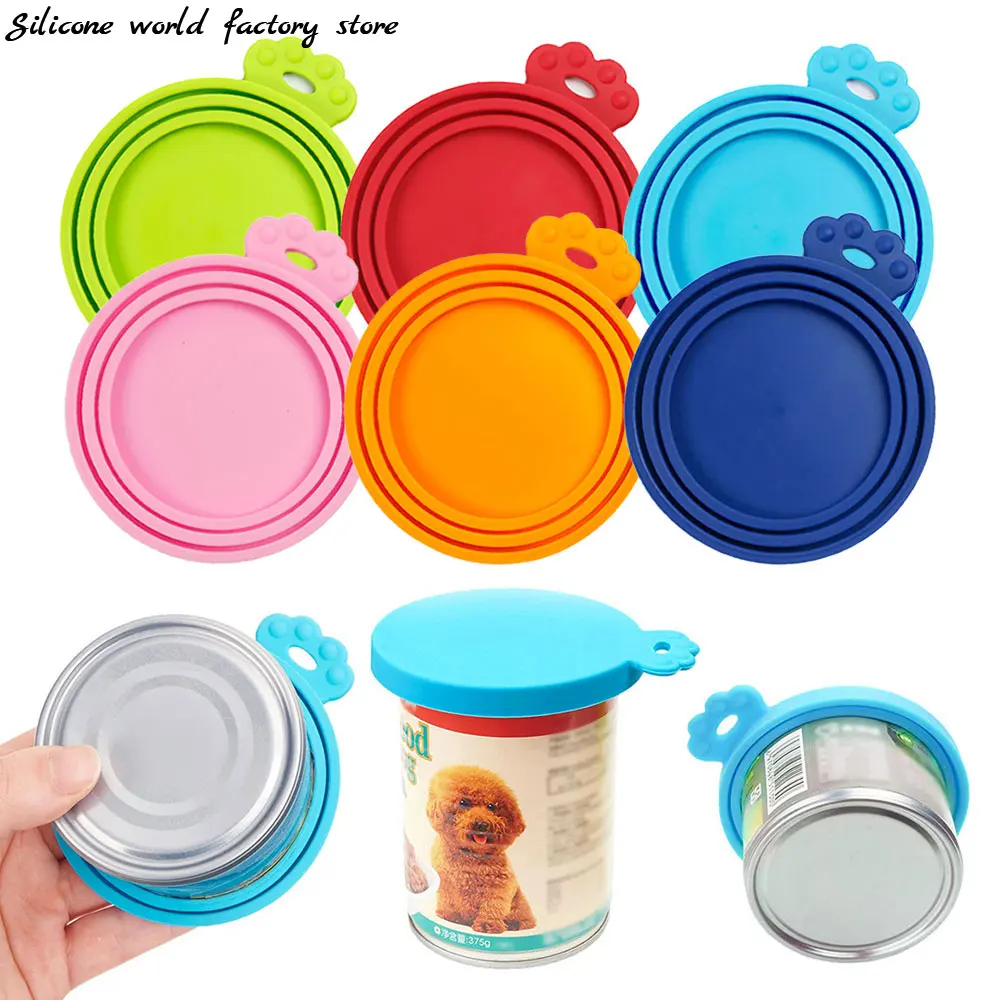 Silicone-World-Silicone-Canned-Lid-3-In-1-Reusable-Food-Storage-Keep ...