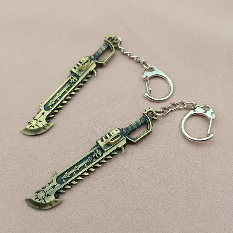 keychain-warhammer-Forged-War-Hammer-40K-Peripheral-Precision-Chain-Saw ...