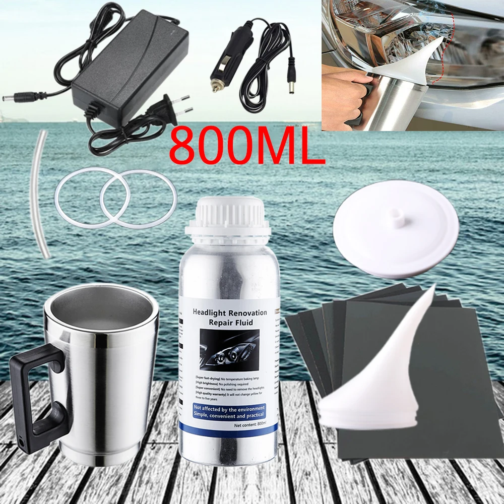 Car Headlights Renovation Polishing Kit Headlight Chemical Polishing ...