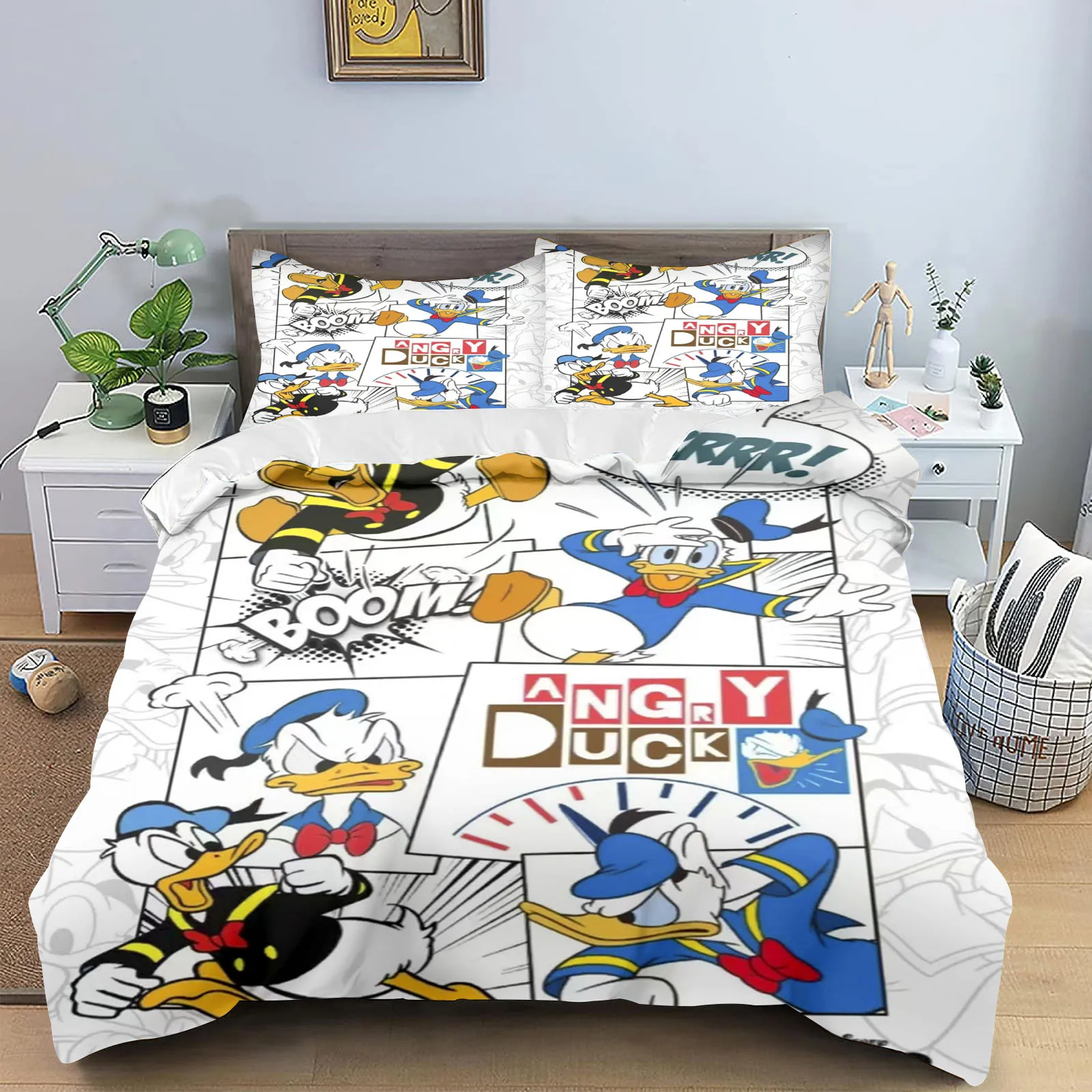 Mickey-Donald-Duck-Quilt-Cover-Cartoon-Duvet-Cute-Printing-Home ...