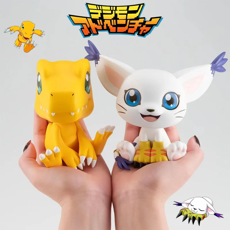 Figuras de acción de Digimon Gabumon para niños, juguetes de Anime ...