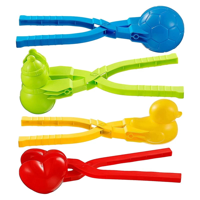 4-Pcs-Snowball-Maker-Toys-Snow-Toy-Kit-Snowball-Maker-Clip-Spherical ...