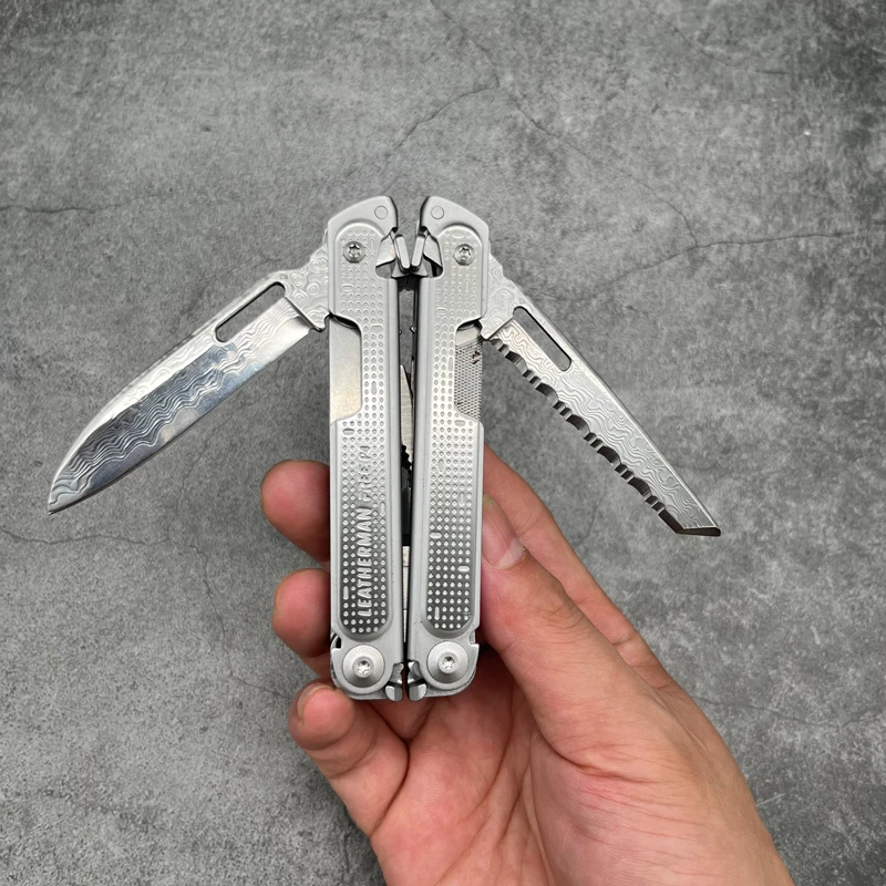 Accessories For Leatherman FREE P4 Damascus steel replacement parts Pliers modification part Original size Multifunctional AliExpress