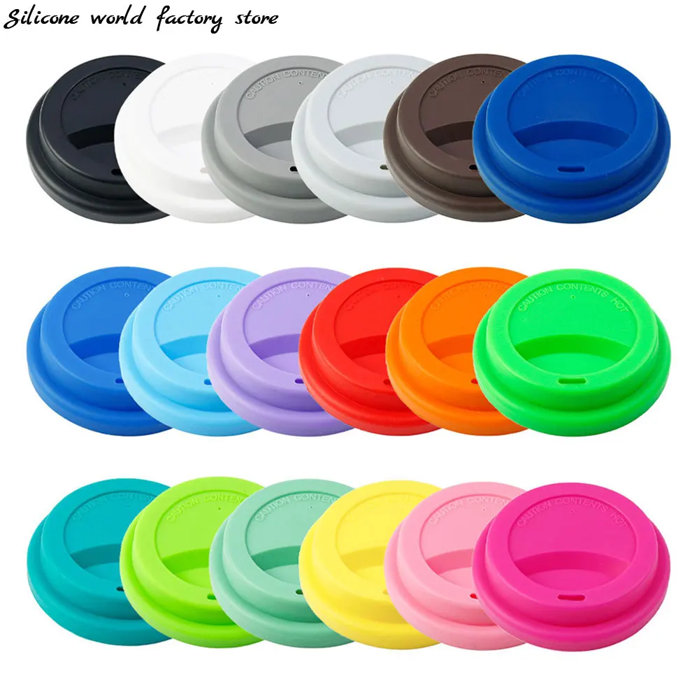 Universal-Reusable-Silicone-Cup-Lids-Fresh-Cover-Insulation-Anti-Dust ...