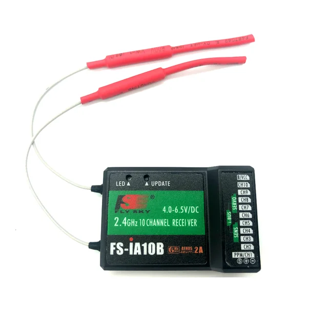 Flysky 2.4G 10CH FS-iA10B 10 Channels Receiver FS IA10B for Transmitter FS-I10 FS-I6S FPV RC ...
