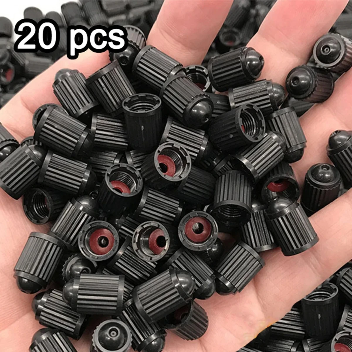 20PCS-Universal-Plastic-Car-Tire-Valve-Covers-Dome-Shape-Dust-Wheel ...
