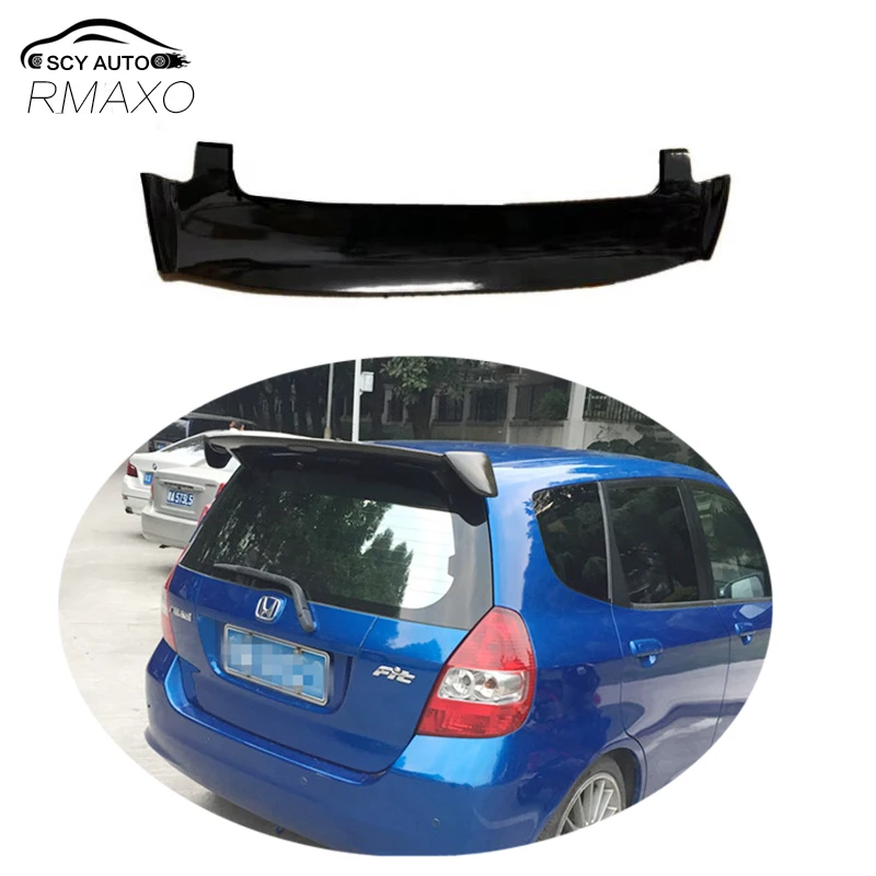 For-HONDA-FIT-Spoiler-2004-2007-JAZZ-High-Quality-ABS-Material-Car-Rear ...