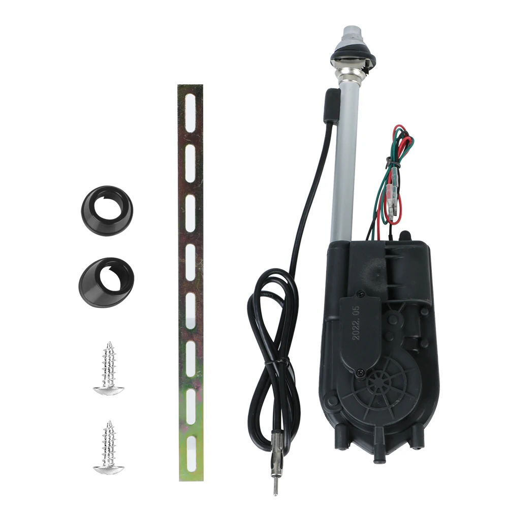 12V bin FM Sender Antennen elektrische Antenne automatische Teleskop AuBen fahrzeug Zubehor fur Autoradio Audio Universal AliExpress