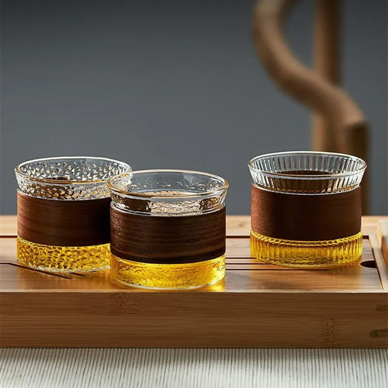 Japanese-Glass-Tea-Cup-Small-130ml-Tea-Bowl-Glass-Teacup-with-Heat ...