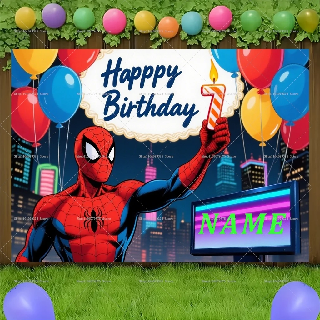 Custom Spiderman Theme Backdrop: The Ultimate Choice for Birthday ...