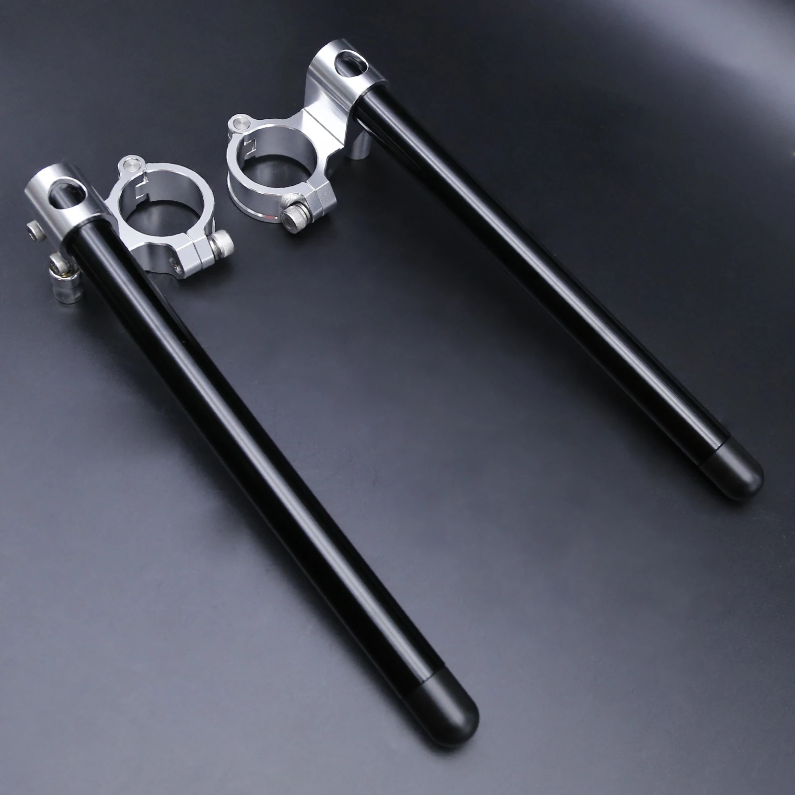 Black-NEW-37-41-43-45-48-50mm-Motorcycle-Handlebar-1-5-Inch-Rised-Riser ...