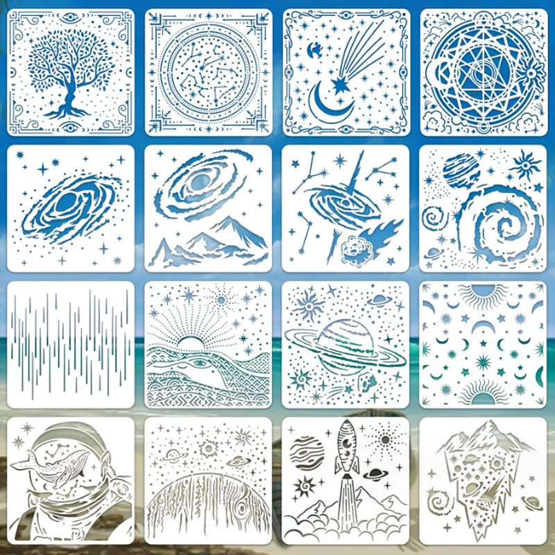 15-15cm-Planetary-Space-Stencil-DIY-Layering-Furniture-Wall-Scrapbook ...
