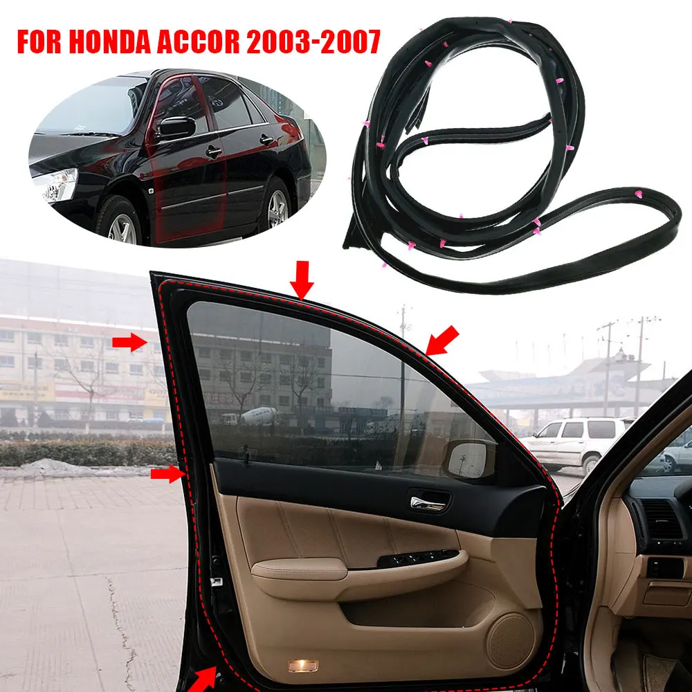 382cm-Front-Left-Car-Door-Weatherstrip-Moulding-Seal-Fit-For-Honda ...