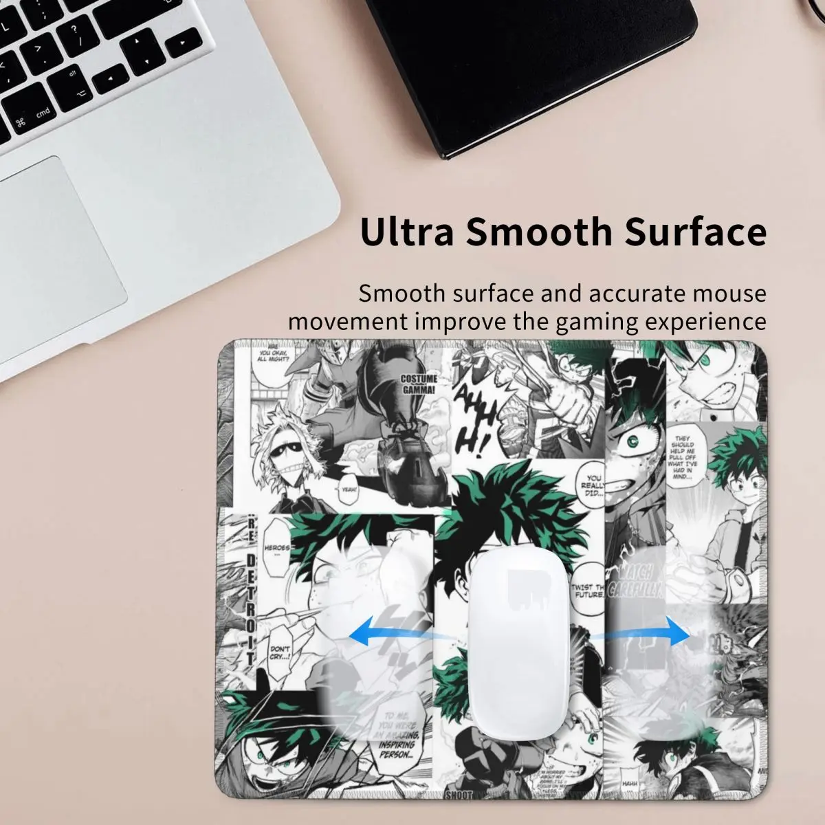 My Hero Academia Deku Manga Collage Mouse Pad Computer Keyboard Mouse ...