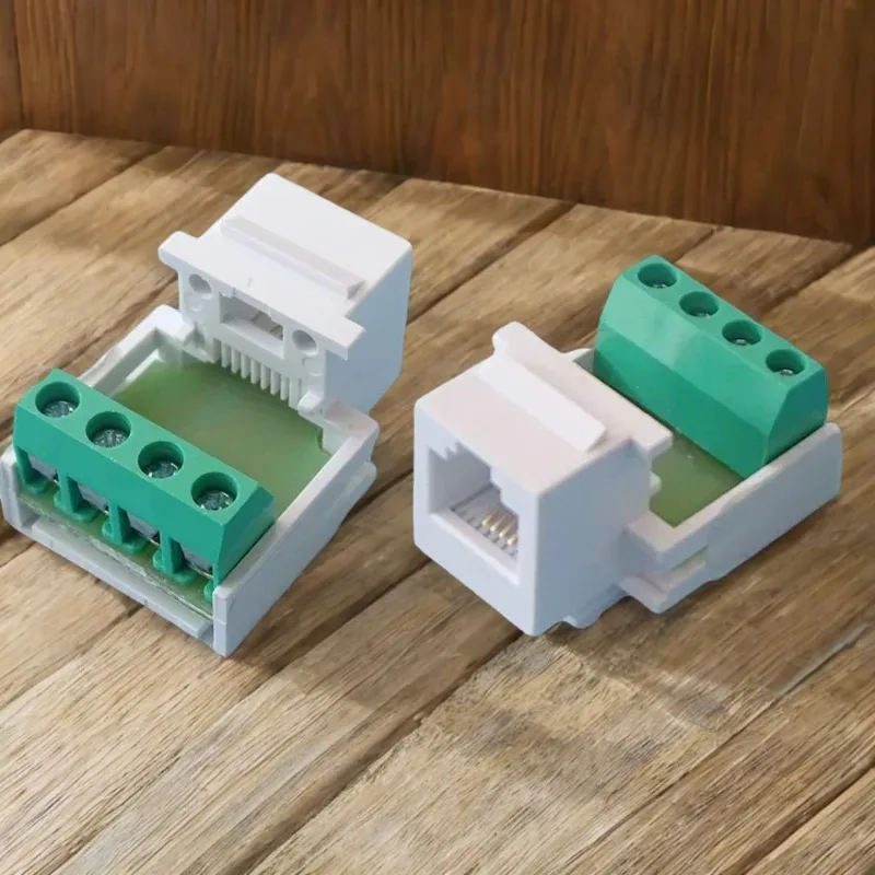 10 RJ11 CAT3 telephone socket adapters model wiring 6P4C connector ...