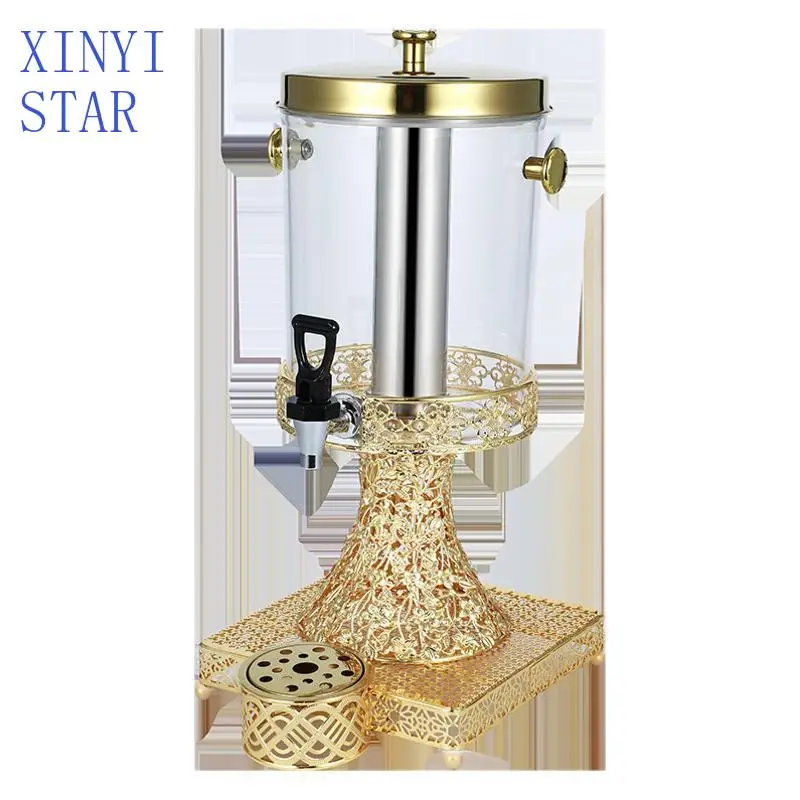border Gold-plated Juice Ding Hotel Beverage Machine Buffet Juice ...