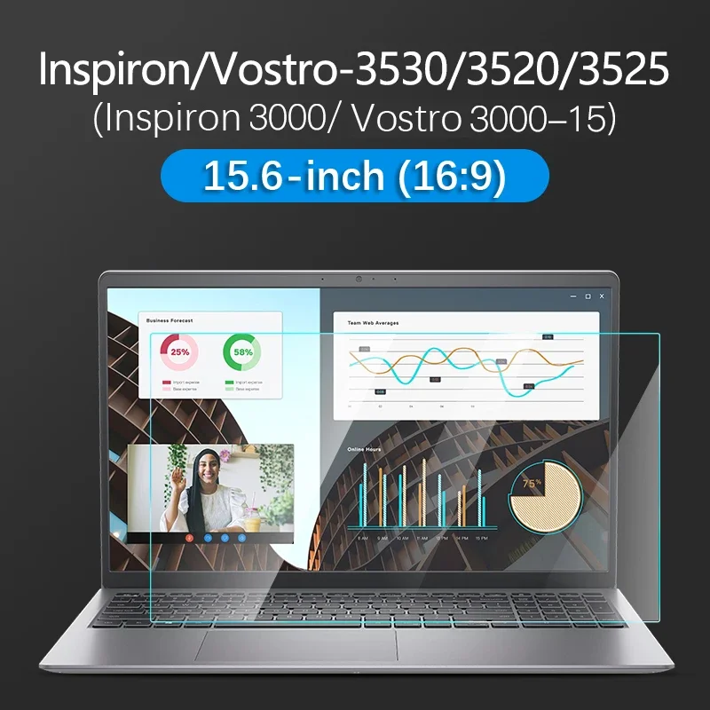 2X-Anti-Glare-Anti-Blue-Ray-Screen-Protector-Guard-For-DELL-Inspiron-15 ...