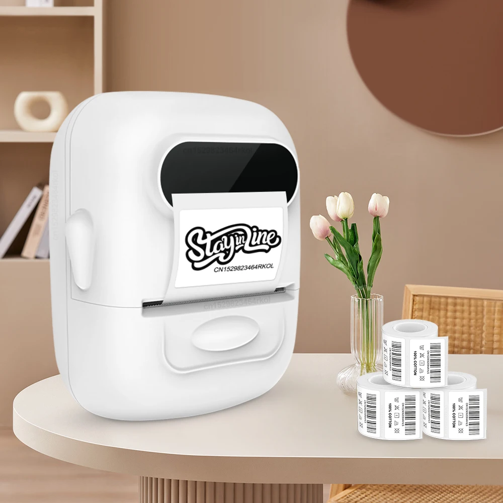Portable-Mini-Printer-P50-Label-Printer-No-Ink-Printing-Adhesive ...