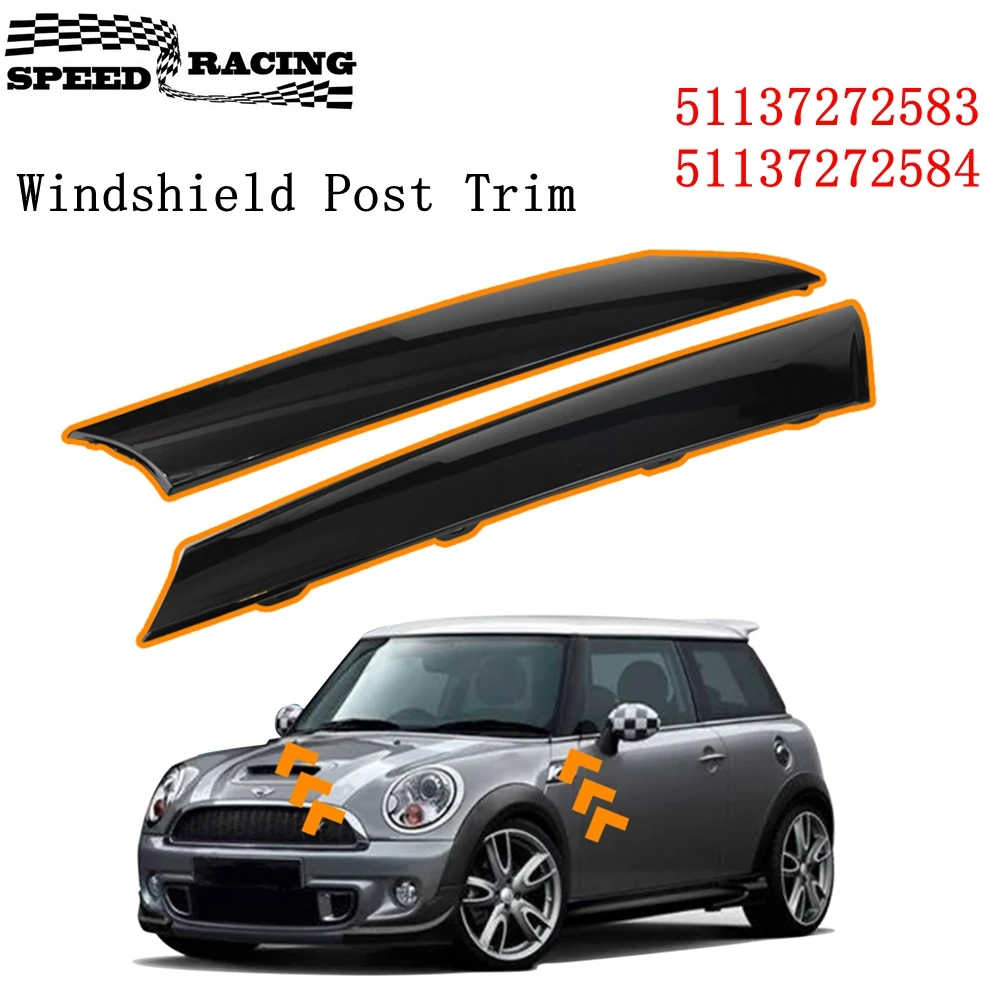 51137272583-Front-Left-Right-Side-Windshield-Post-Trim-A-Pillar-Molding ...