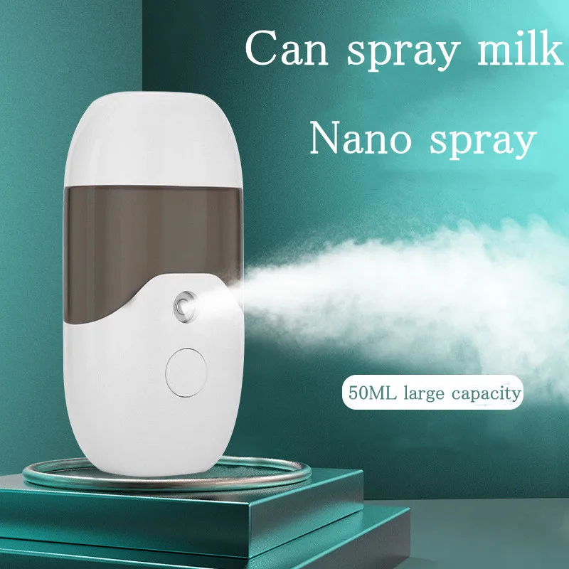 Nano Mist Facial Sprayer Hand Held Beauty Instrument Usb Humidifier ...