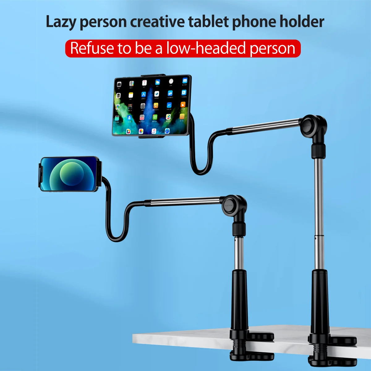 Lazy-Phone-Holder-Adjustable-Tablet-Mobile-Phone-Stand-Holder-Bracket ...