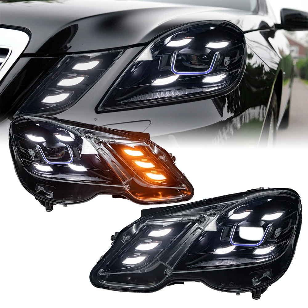 2PCS W212 Car Head Lamps for Benz E Class W212 E200 E260 E300 LED ...
