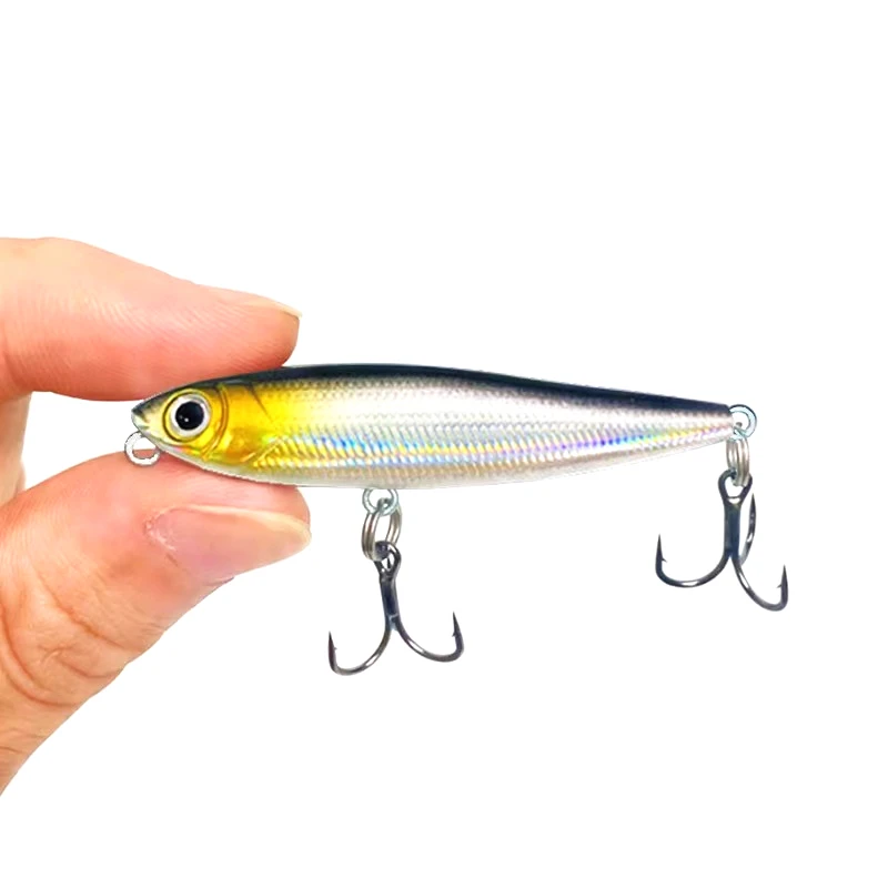 Floating Pencil Fishing Lure Wobblers 5.5cm 3.2g Artificial Plastic ...