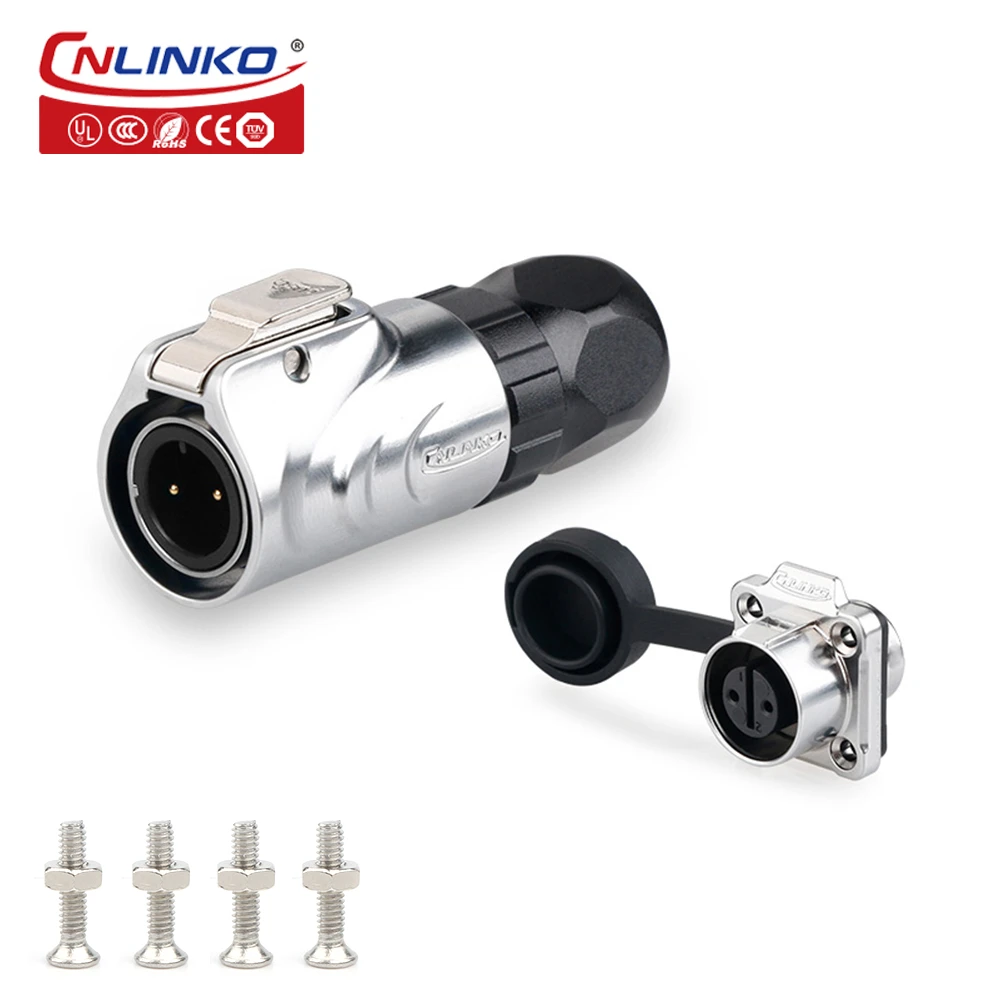 2pin Ip67 Waterproof Connector | Cn Linko Waterproof Connector - Power ...