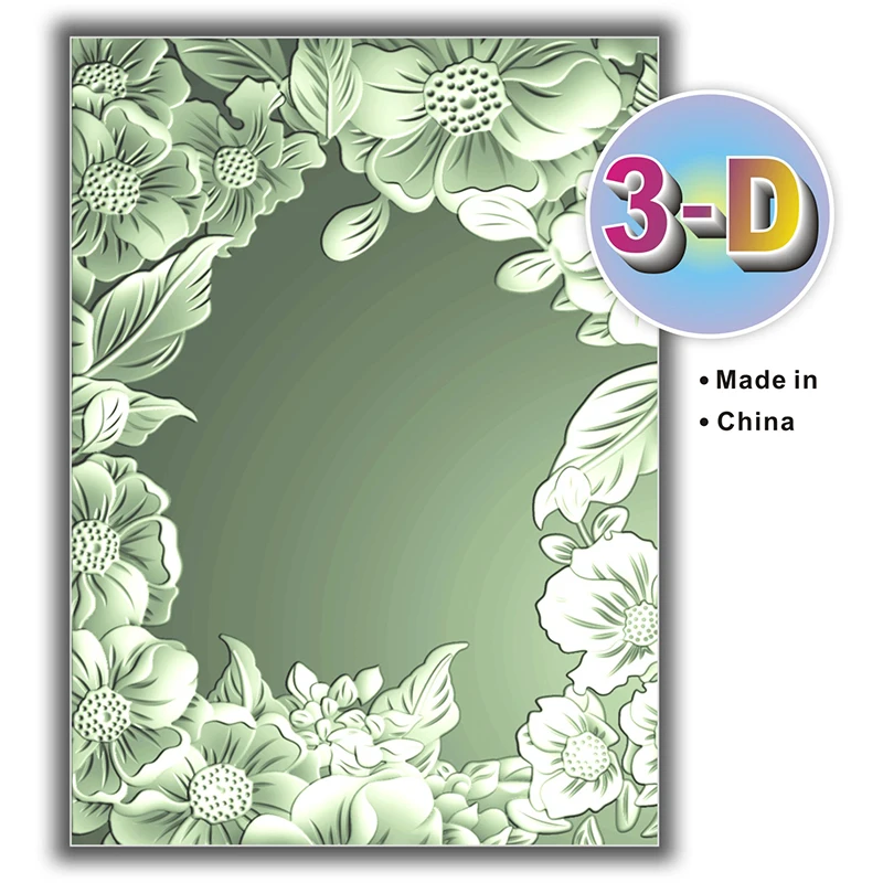 Embossed-Folder-Flower-Frame-3d-Flower-Nellie-Snellen-For-Scrapbook-Diy ...