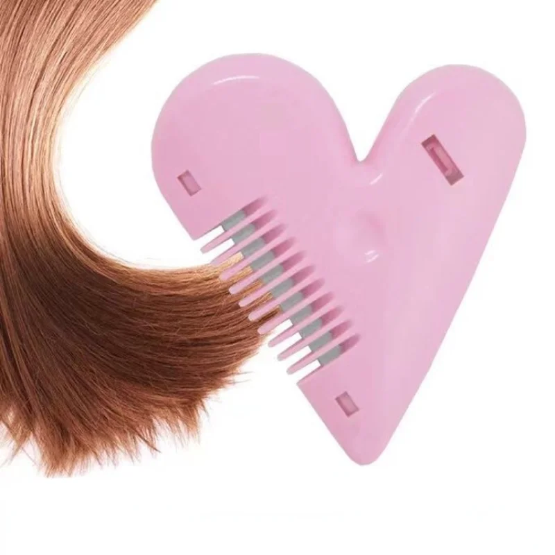 Child Heart Shape Hair Cutting Trimmer Barber Comb Bangs Hair Remover ...