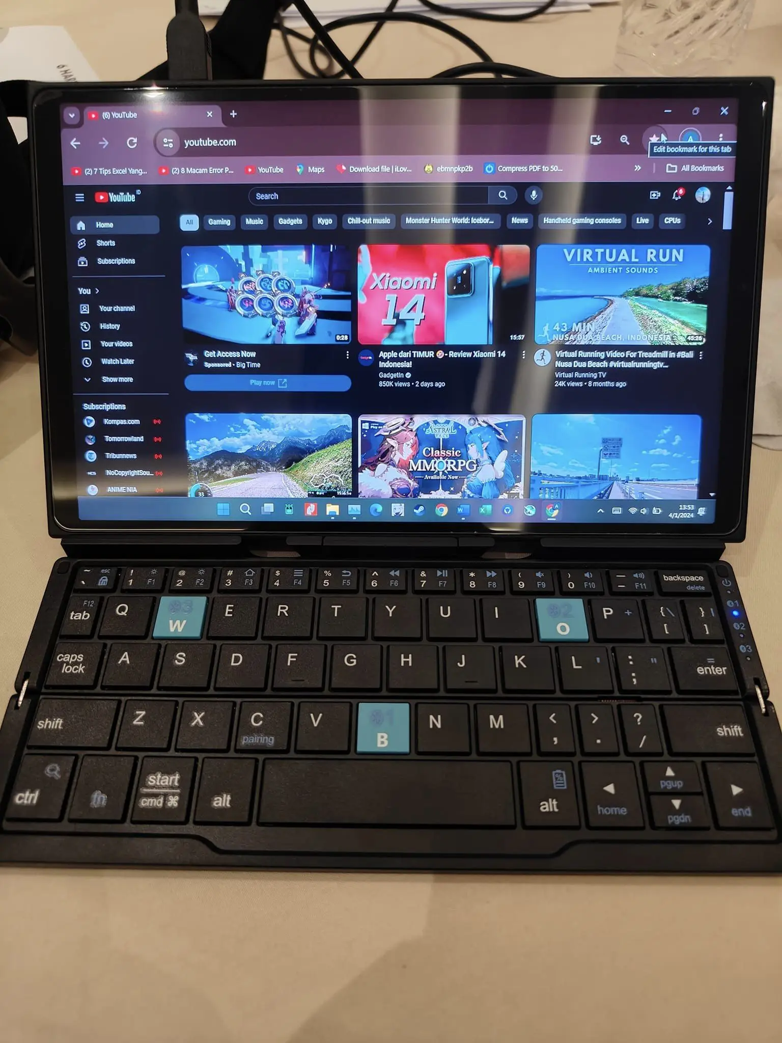 Legion-Go-Mini-Foldable-Bluetooth-Keyboard-Aluminum-Alloy-Quiet-Folding ...