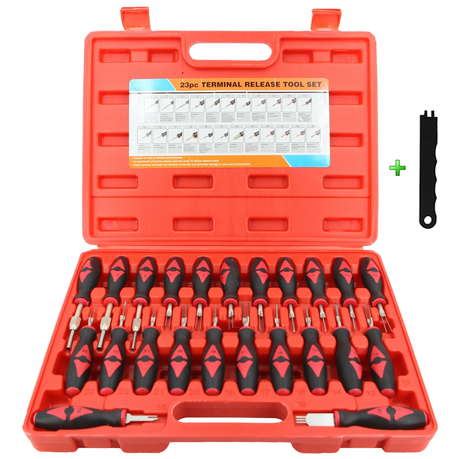 New 24pcs Car Terminal Removal Repair Tools Electrical Wiring Crimp ...