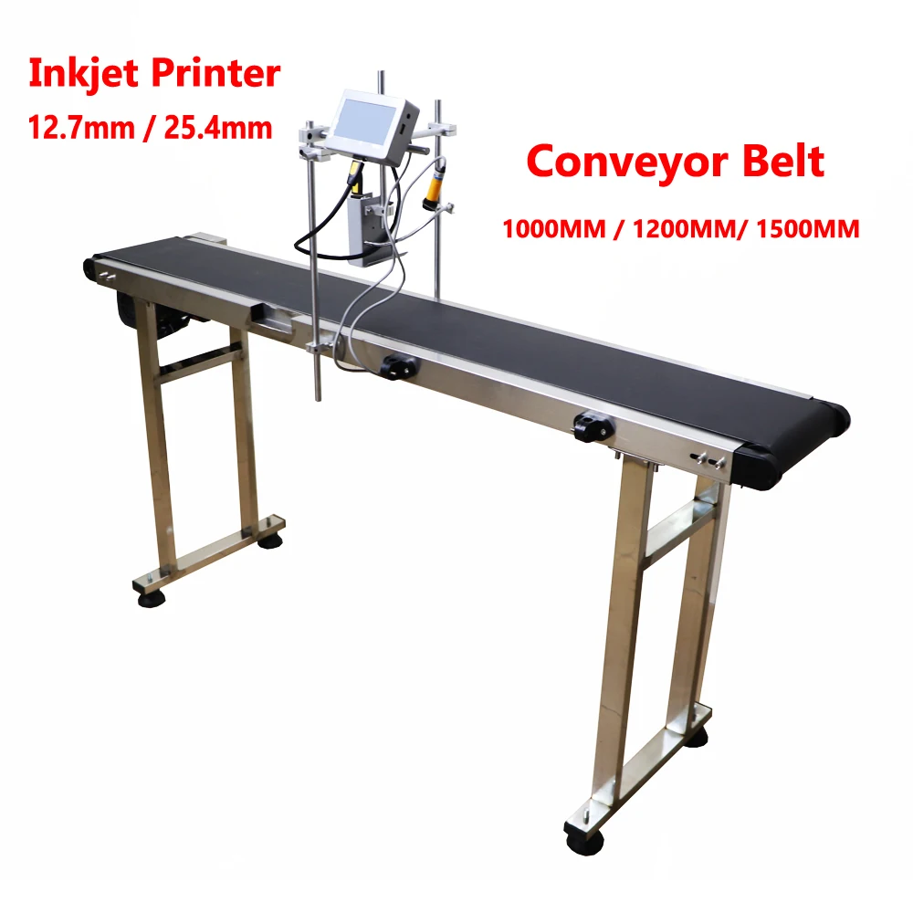 12.7mm 25.4mm Automatic Coding Machine Expiry Date Logo Online Inkjet Printer With Ink Cartridge ...