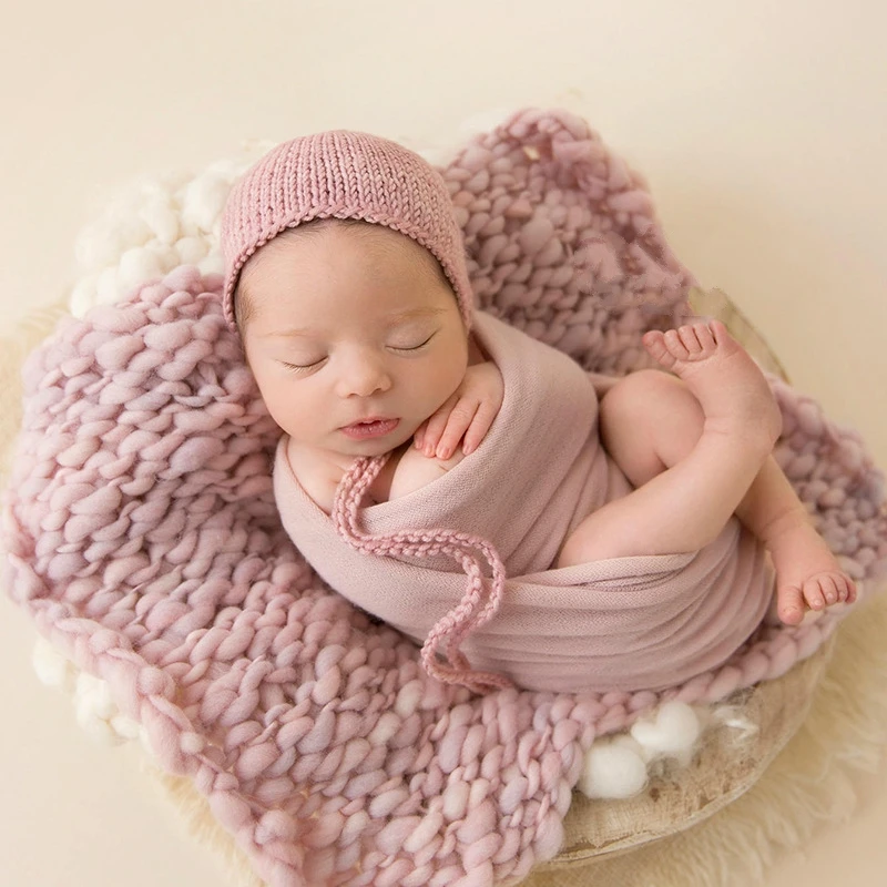 Newborn Photography Props Article Wool Blanket Baby Accessories For ...