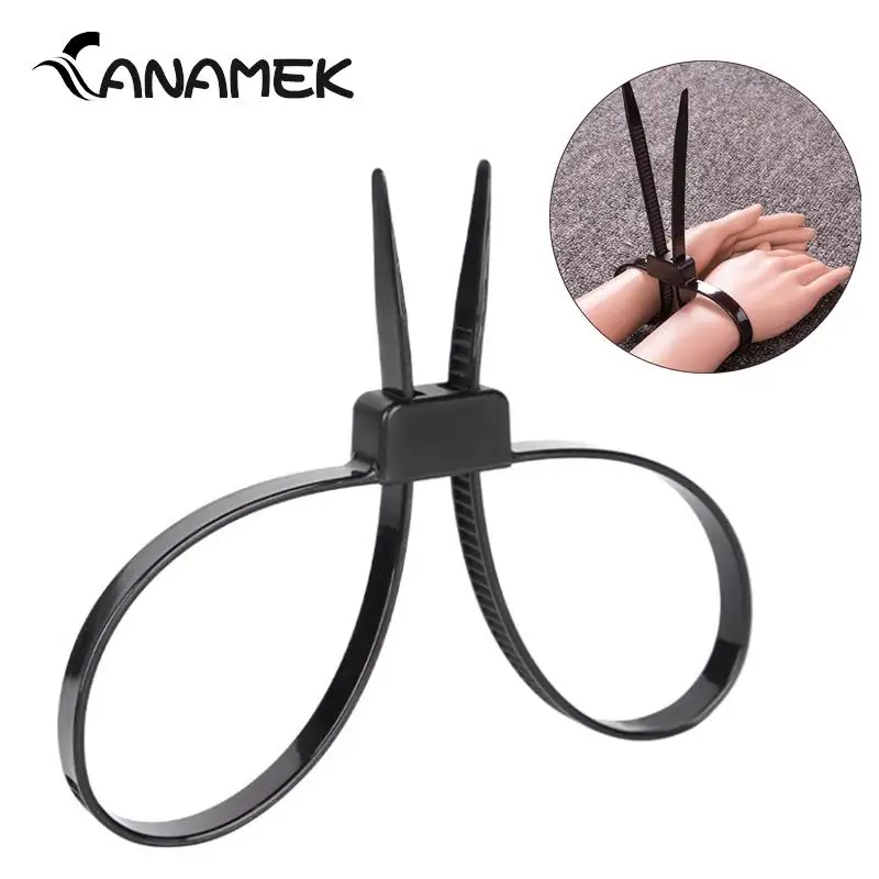 1Pcs-Flex-Cuffs-Plastic-Nylon-Disposable-Zip-Tie-Handcuffs-Toughness ...