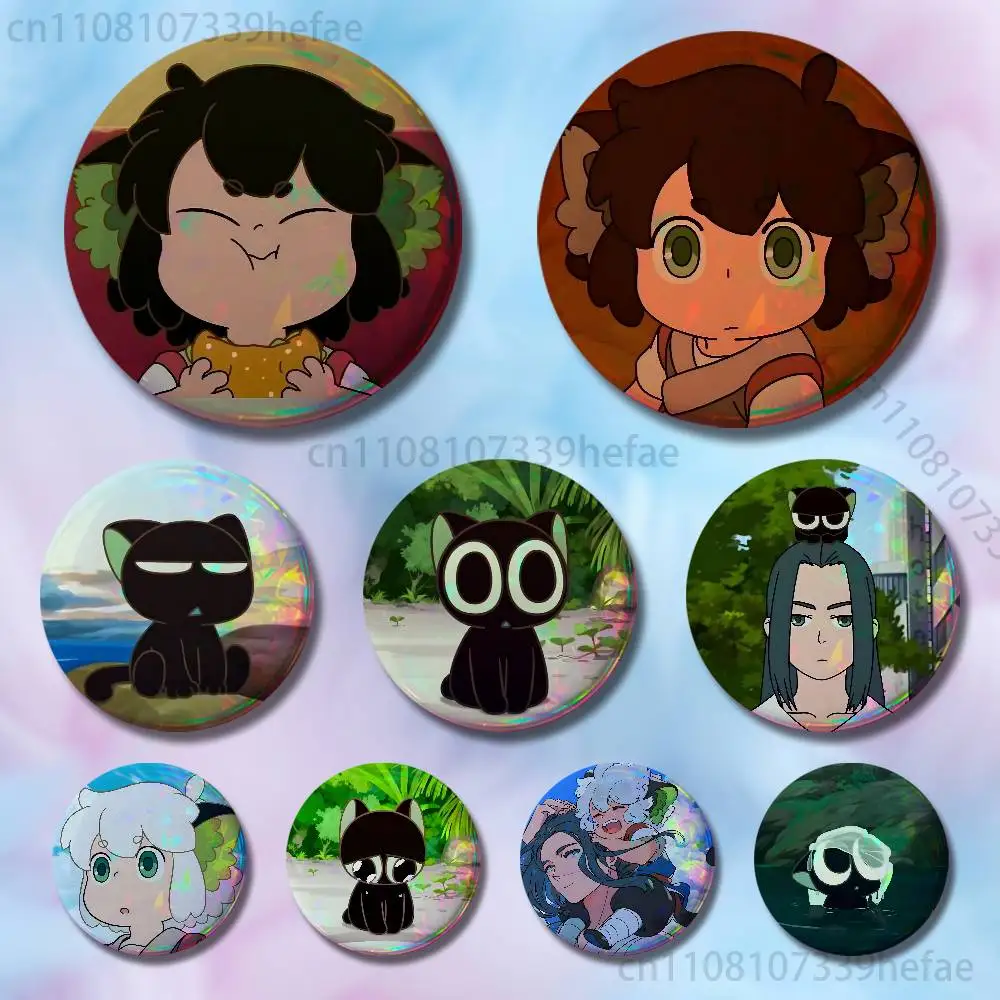 The Legend of Hei 32mm 58mm 75mm 44mm 25mm Anime Badges Brooches DIY ...