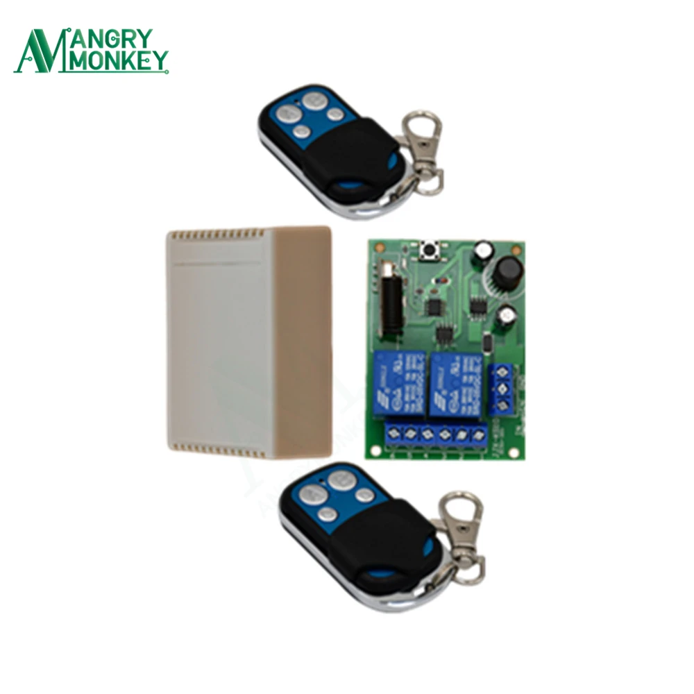433 Mhz Wireless Remote Control Switch Module Dc 12v 24v 30v 2ch Rf ...