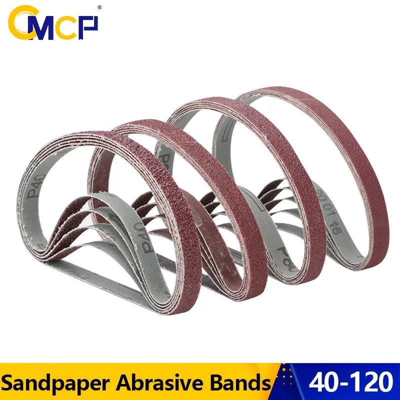 CMCP-Abrasive-Sanding-Belts-Sander-5pcs-Grit-40-120-Sandpaper-Abrasive ...