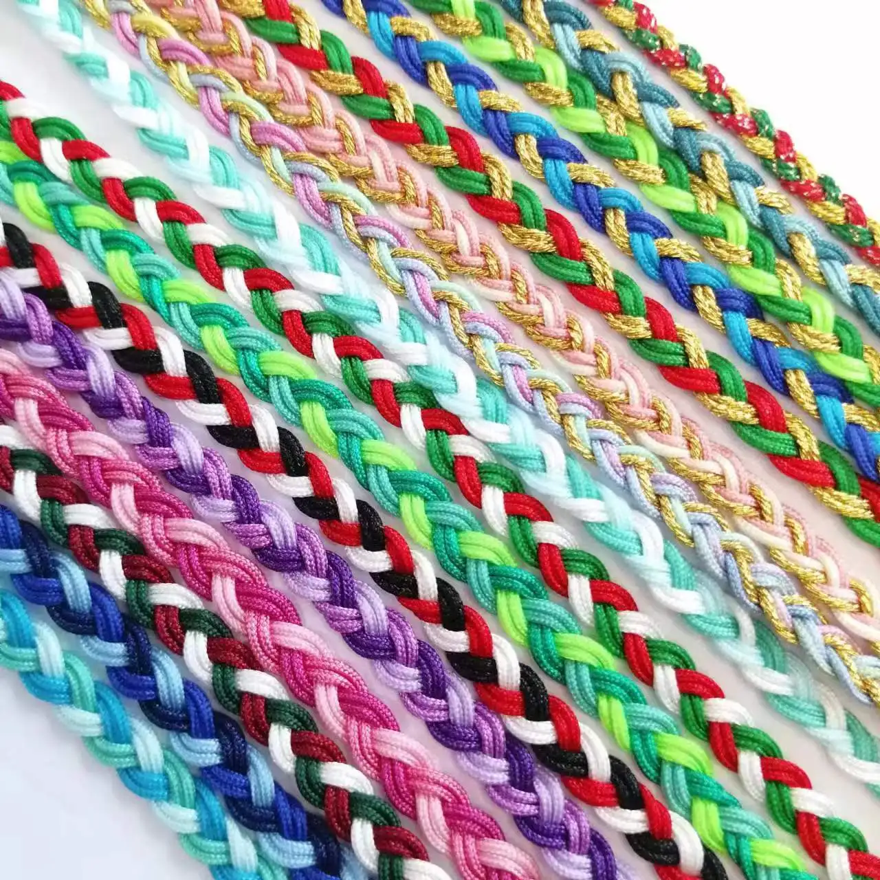 Handmade Braided Bracelets For Women 30 Colors Rope Bracelet Charm ...
