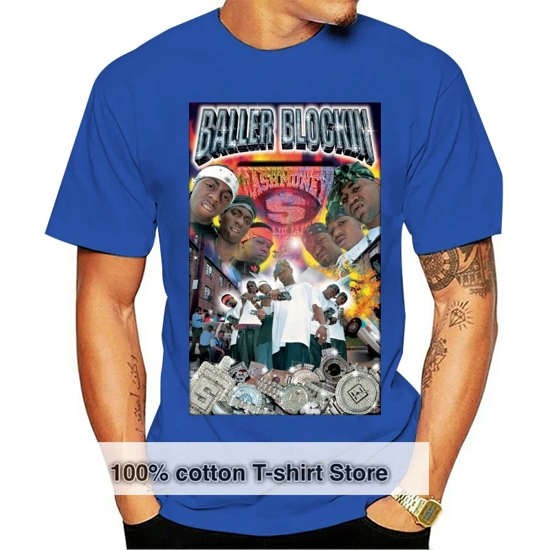CASH-MONEY-MILLIONAIRES-BALLER-BLOCKIN-T-SHIRT-TRAP-MUSIC-RAP-TEE-MENS ...