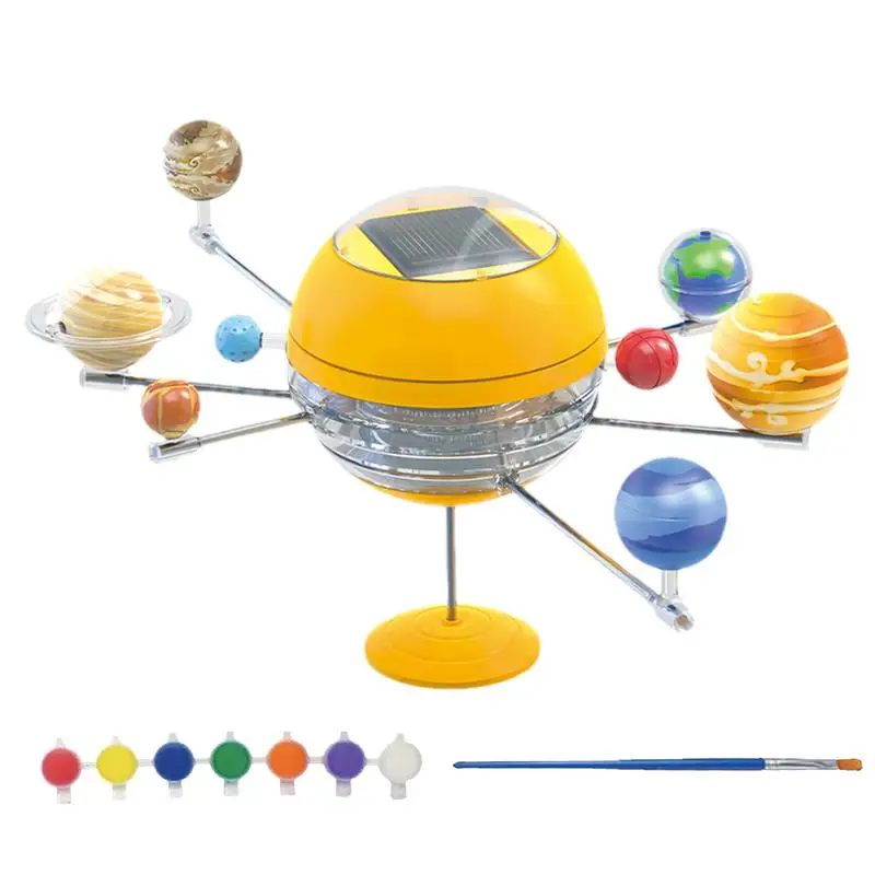 Solar-System-Model-Toy-DIY-Painted-STEM-Model-Kids-Astronomy-Sciences ...