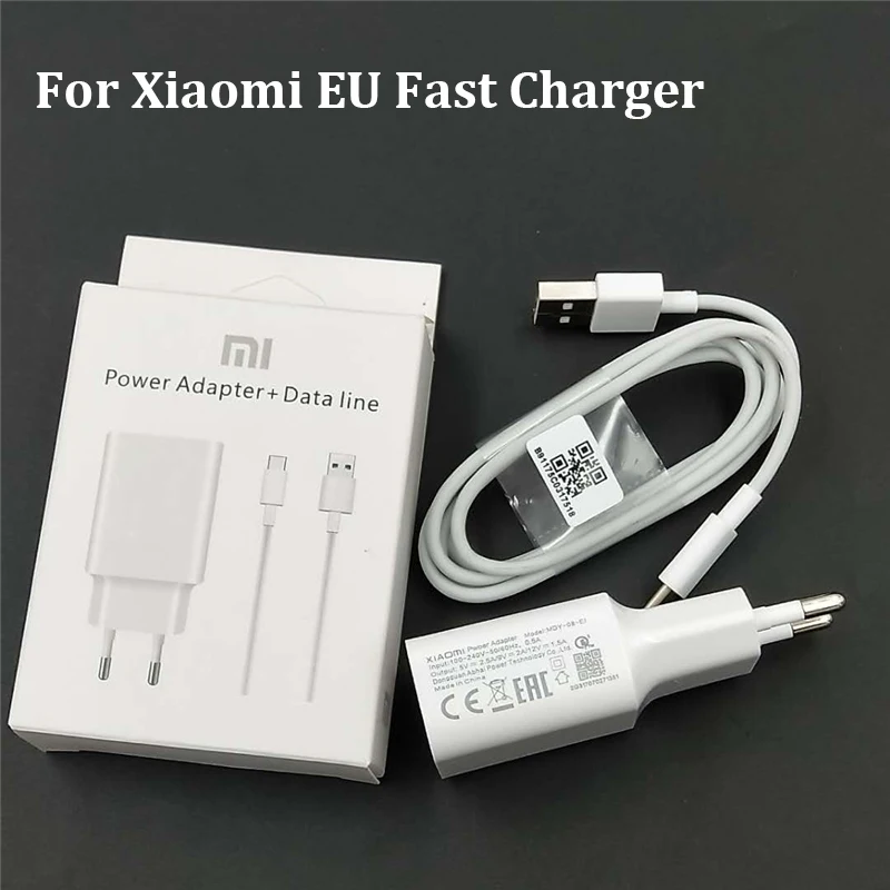 Cargador rápido para Xiaomi Mi 9SE 6 8, 12V, 1.5a, USB, de 18W Enchufe ...