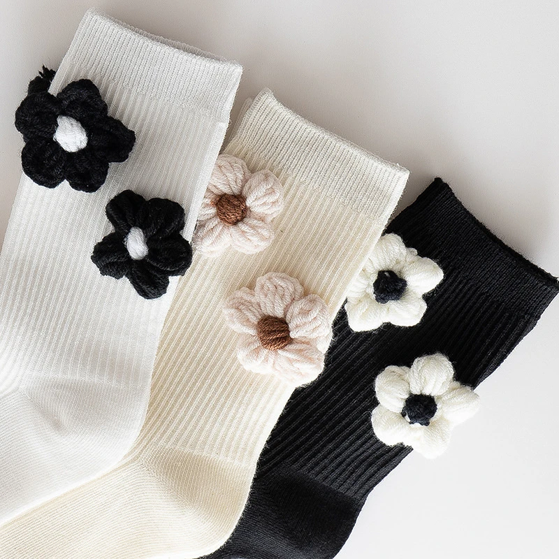 Socks | Tube - Solid Socks Fashion Japanese Y2k Harajuku White Cute ...