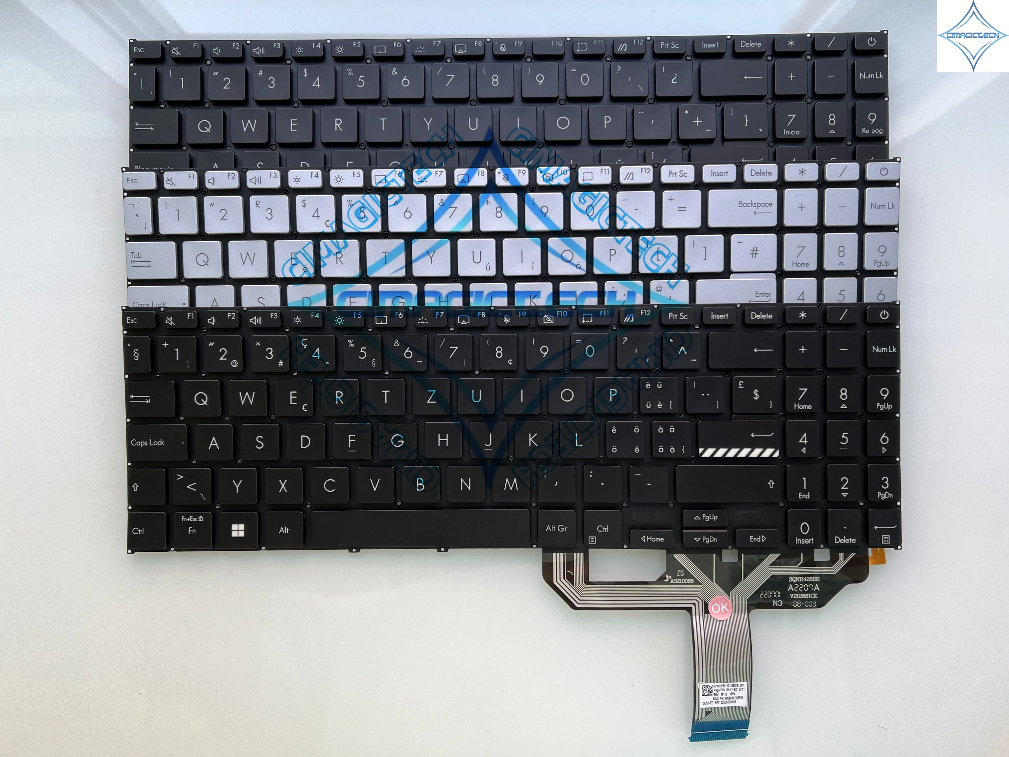 New LA SW UK PO FR Latin Backlit For ASUS X1502 M1502 D1502 F1502 X1503 ...