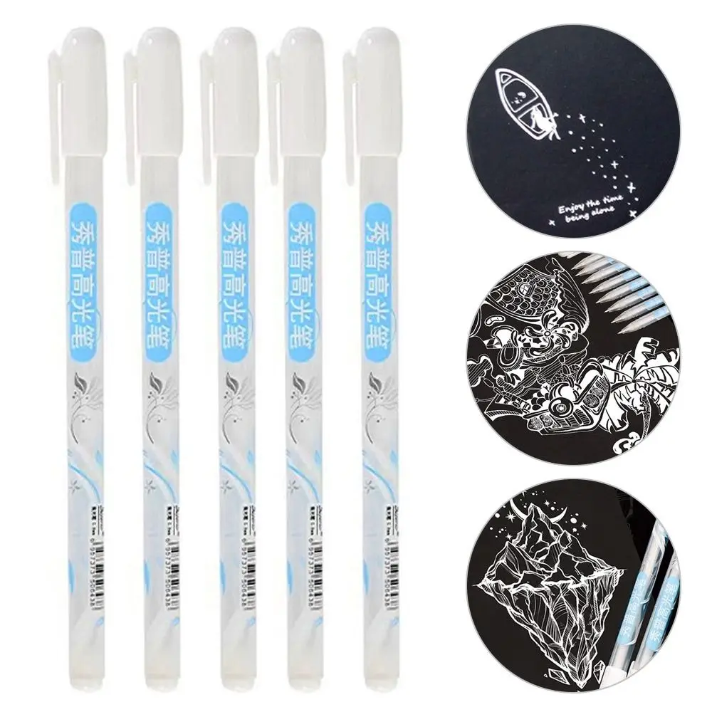 Rotulador de línea blanca, marcador de brillo Superior de Alta Luz ...