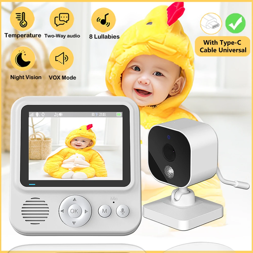 Baby-Monitor-2-8-Inch-Wireless-Surveillance-Video-Smart-Baby-Camera ...