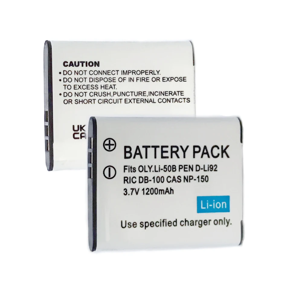 LI-50B-D-LI92-DB100-CNP150-Camera-Battery-For-Olympus-Pentax-Casio ...