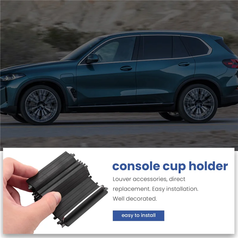 New Car Inner Indoor Centre Console Cup Holder Roller Blind Cover For ...