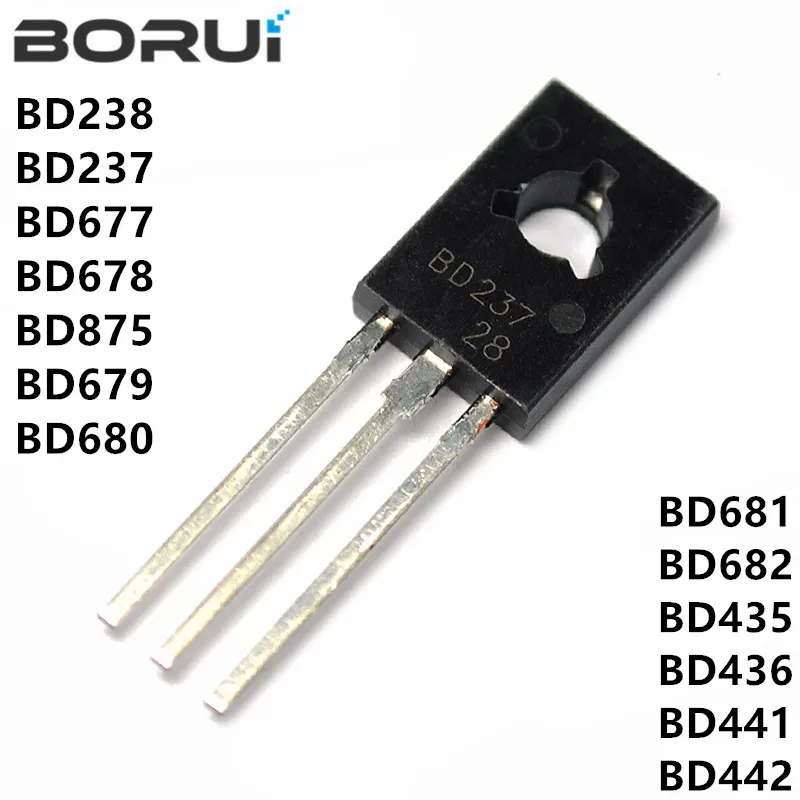 Transistor-piezas-BD237-BD679-BD680-BD681-BD682-TO-126-BD238-BD677 ...