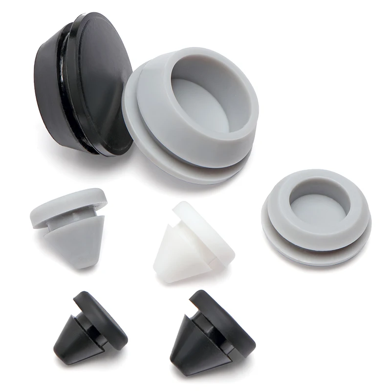 Silicone Stopper Rubber Stopper For Protection Soft Black Plate Hole ...